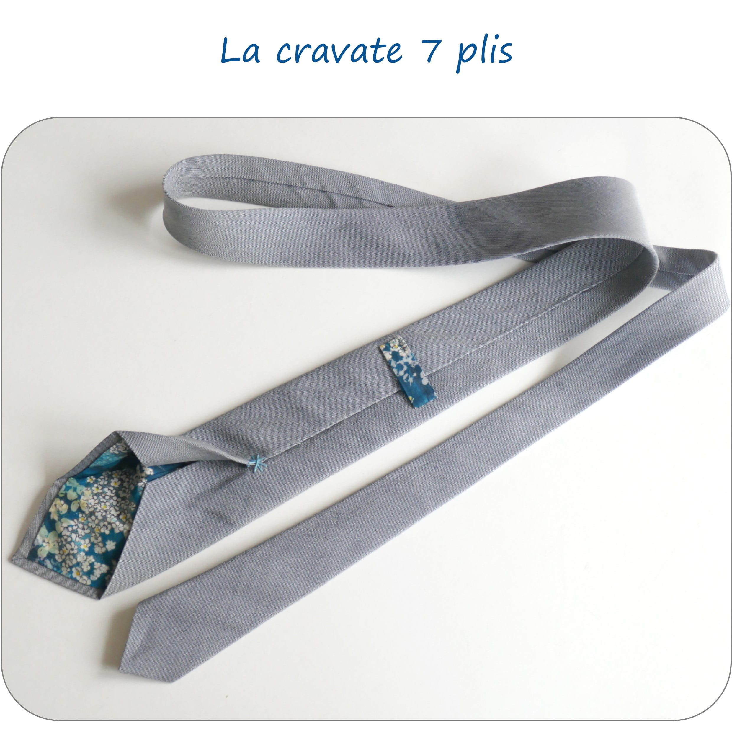 La cravate 7 plis - Polaris Patterns