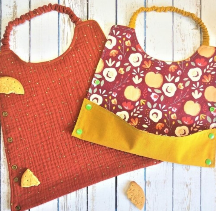 Bavoir ecole Glouton - Polaris Patterns