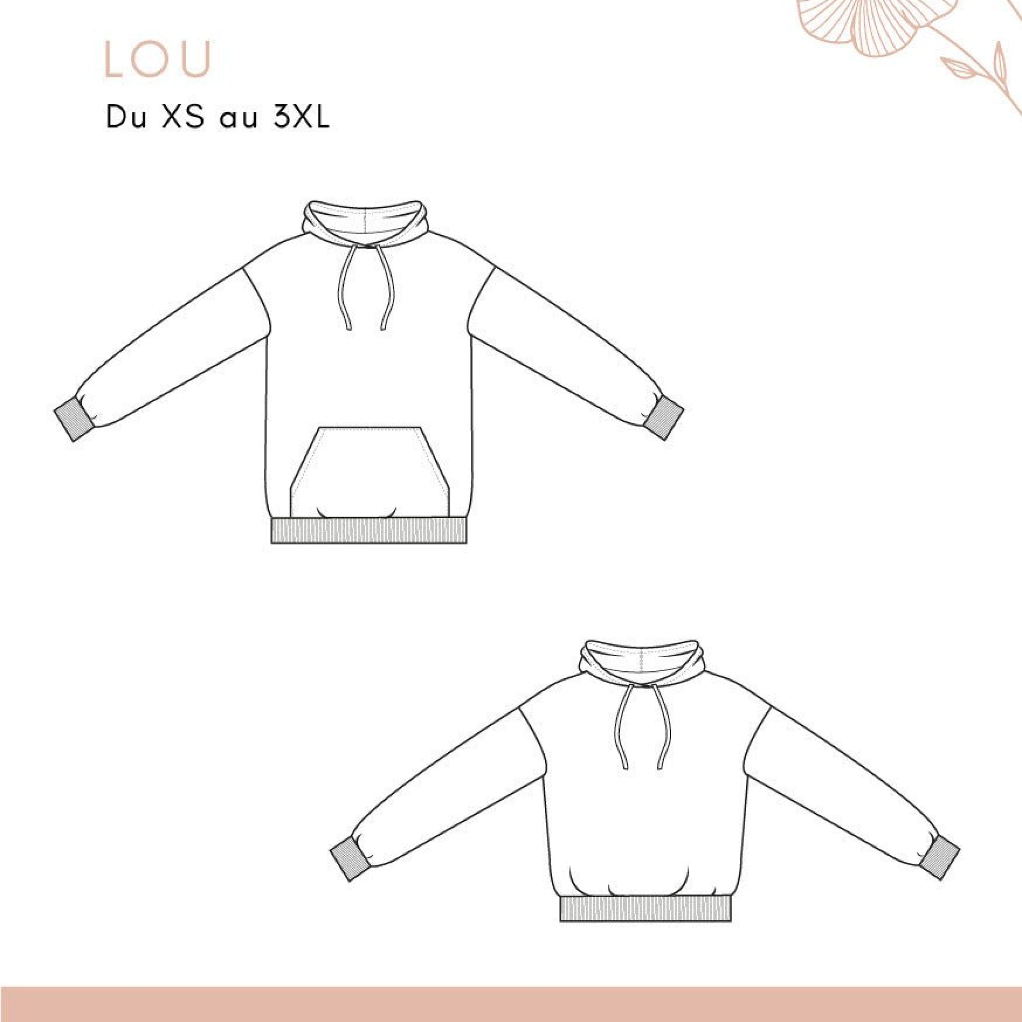 Sweat à capuche Lou - Polaris Patterns